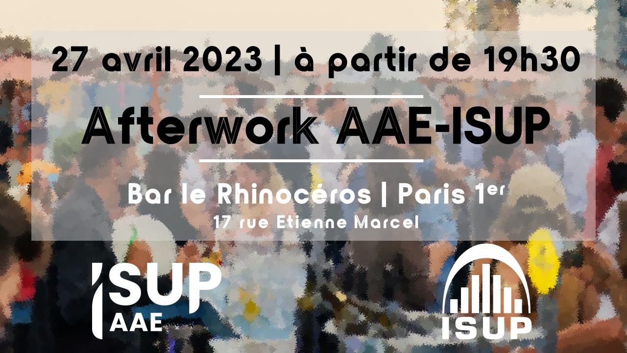 Afterwork AAE-ISUP du printemps