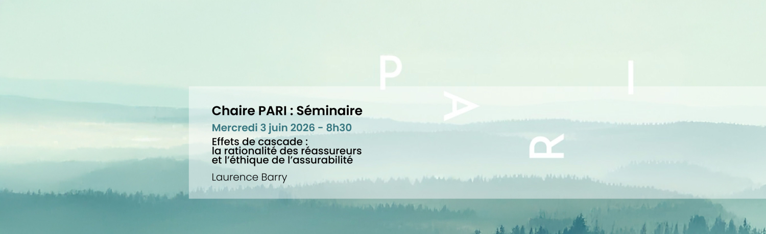 Séminaire Chaire Pari