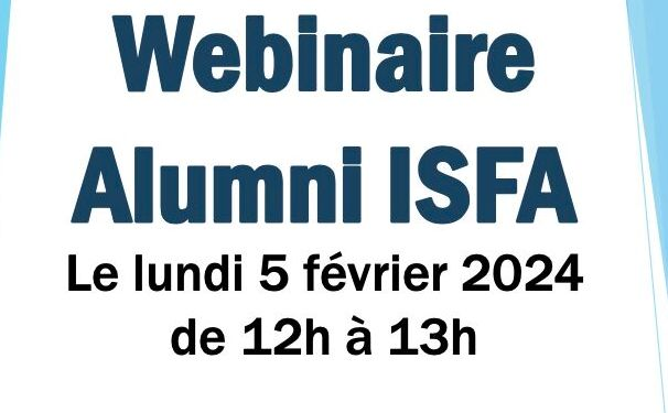 Webinar Alumni ISFA