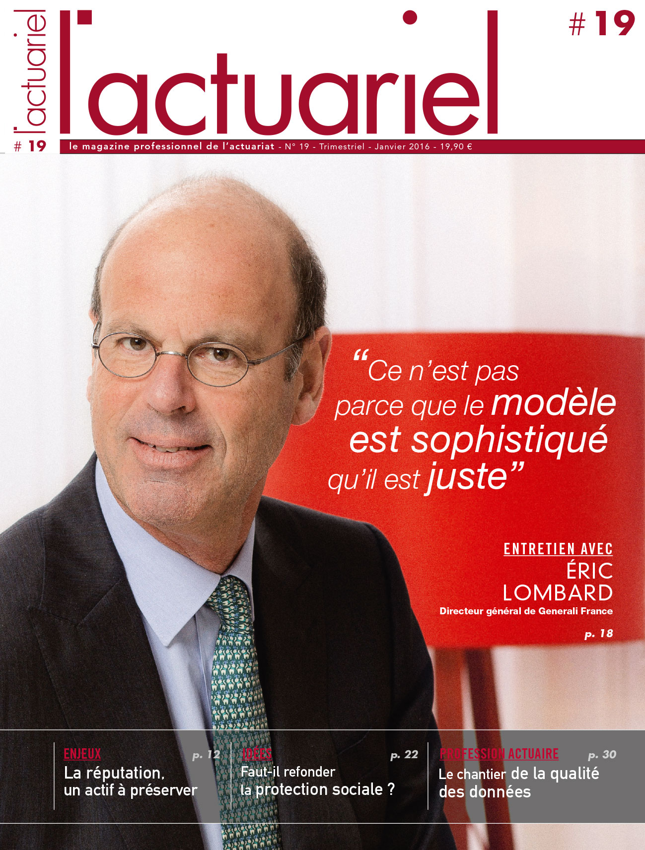 Le magazine professionnel de l’actuariat